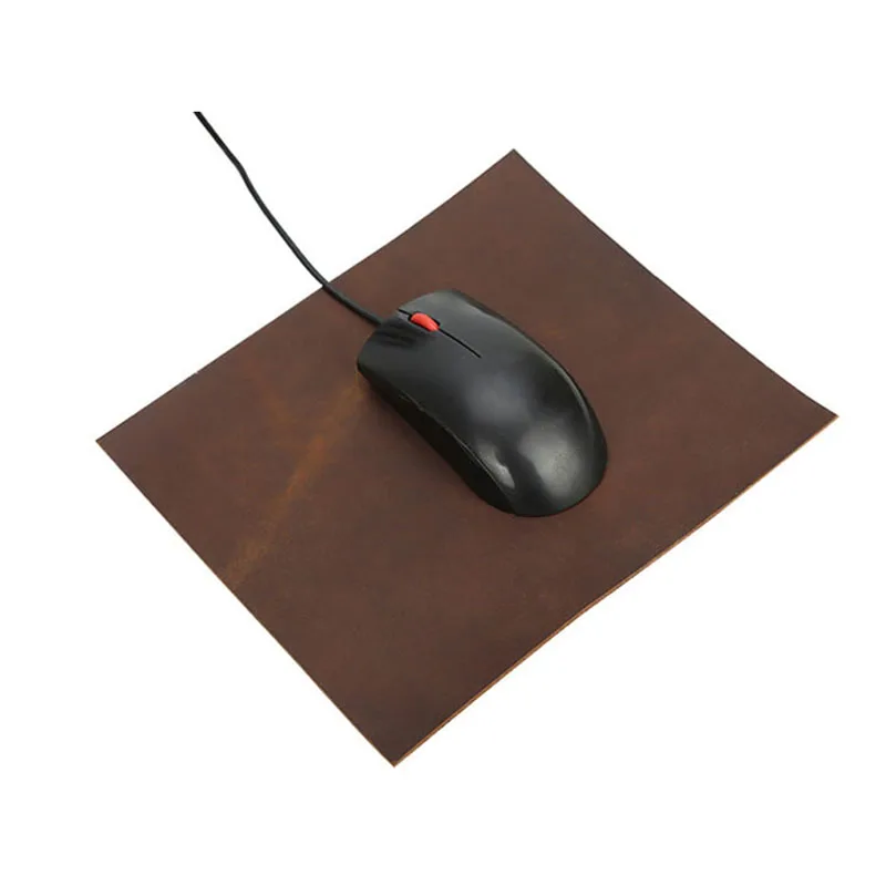 Crazy-horse-genuine-Leather-Large-Size-Mouse-Pad-Anti-slip-Keyboard ...