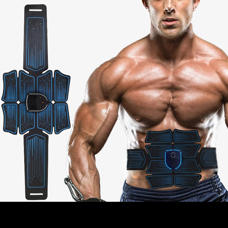 Appareil abdo,Ceinture de Fitness EMS pour paresseux,pâte pour muscles ...
