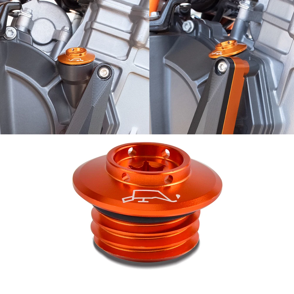 Engine Oil Filler Plug Cap Cover For KTM 690 790 950 990 1290 Duke ...