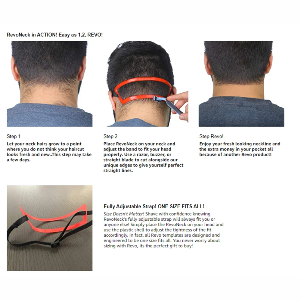 Magic Salon Barber Neck Hair Line Guide Neckline Haircuts Template Hair ...