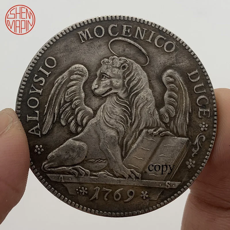 1769-Piraeus-Stone-Lion-Republic-of-Venice-Copy-Coin-Copper-Silver ...