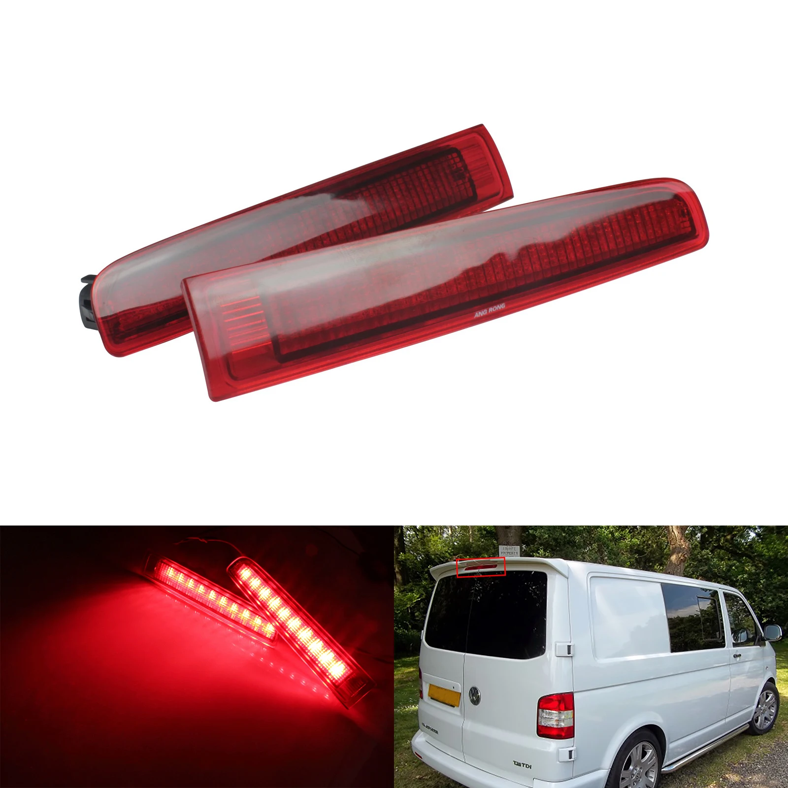 ANGRONG-1-Pair-LED-High-Level-Third-Brake-Stop-Light-Lamp-For-VW-T5-T6 ...