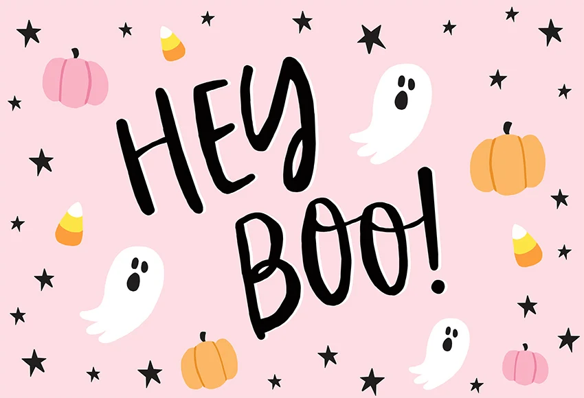 Pink Halloween Background