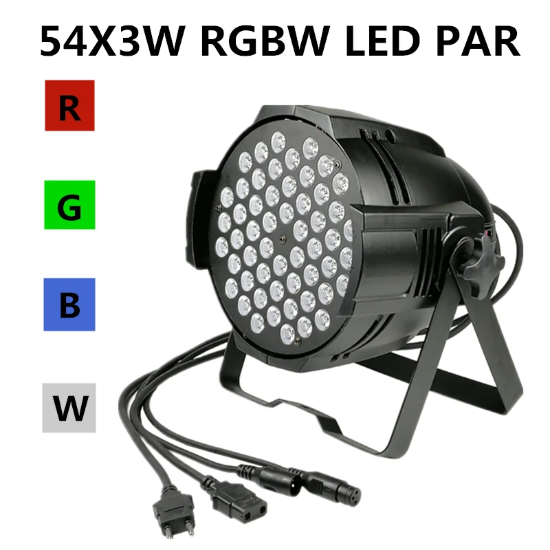 54X3W LED Par Light, RGBW PAR led /Disco light stage DJ equipment|disco ...
