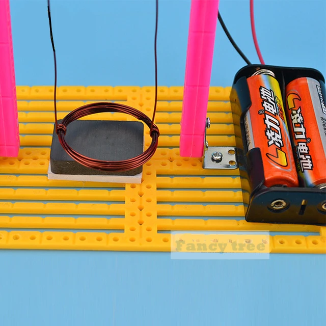 DIY Handmade Experiment Toys Electromagnetic Science Swing Set ...