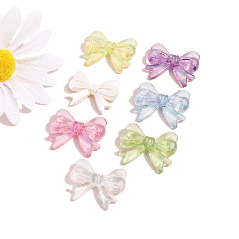 Accessory Materials Of 22 * 29mm 6pcs Color Transparent Magic Ribbon ...