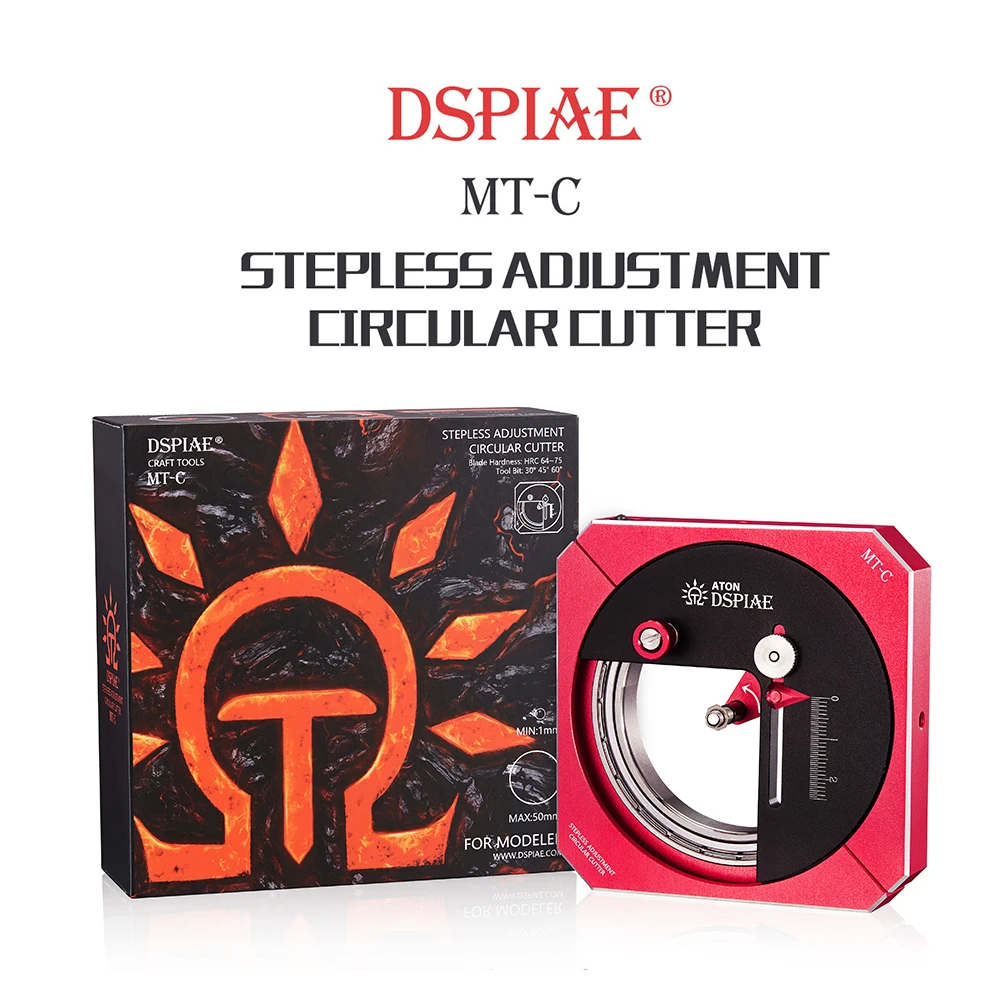 1 Set DSPIAE MT-C Stepless Adjustment Circular Cutter Craft Tools New ...