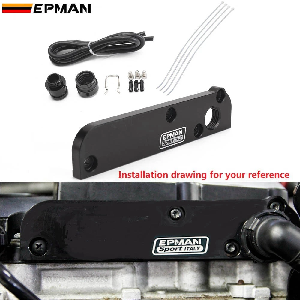 Billet Pcv Delete Plate Kit Revamp Adapter For Volkswagen(vw)/audi/seat ...