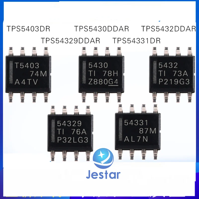 10pcs TPS5430 TPS5430DDAR TPS5432DDAR TPS5405DR TPS54331DR TPS5450DDAR ...