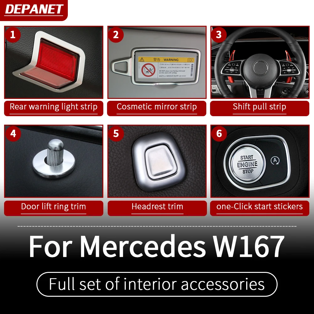 Trim for Mercedes GLE W167 new v167 coupe benz cover supplies 350 450 ...