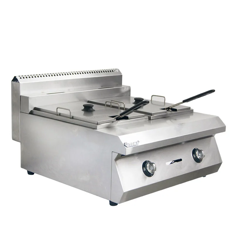 2-Tank-10L-Commercial-Gas-Blast-Furnace-Stainless-Steel-Desktop-Fried ...