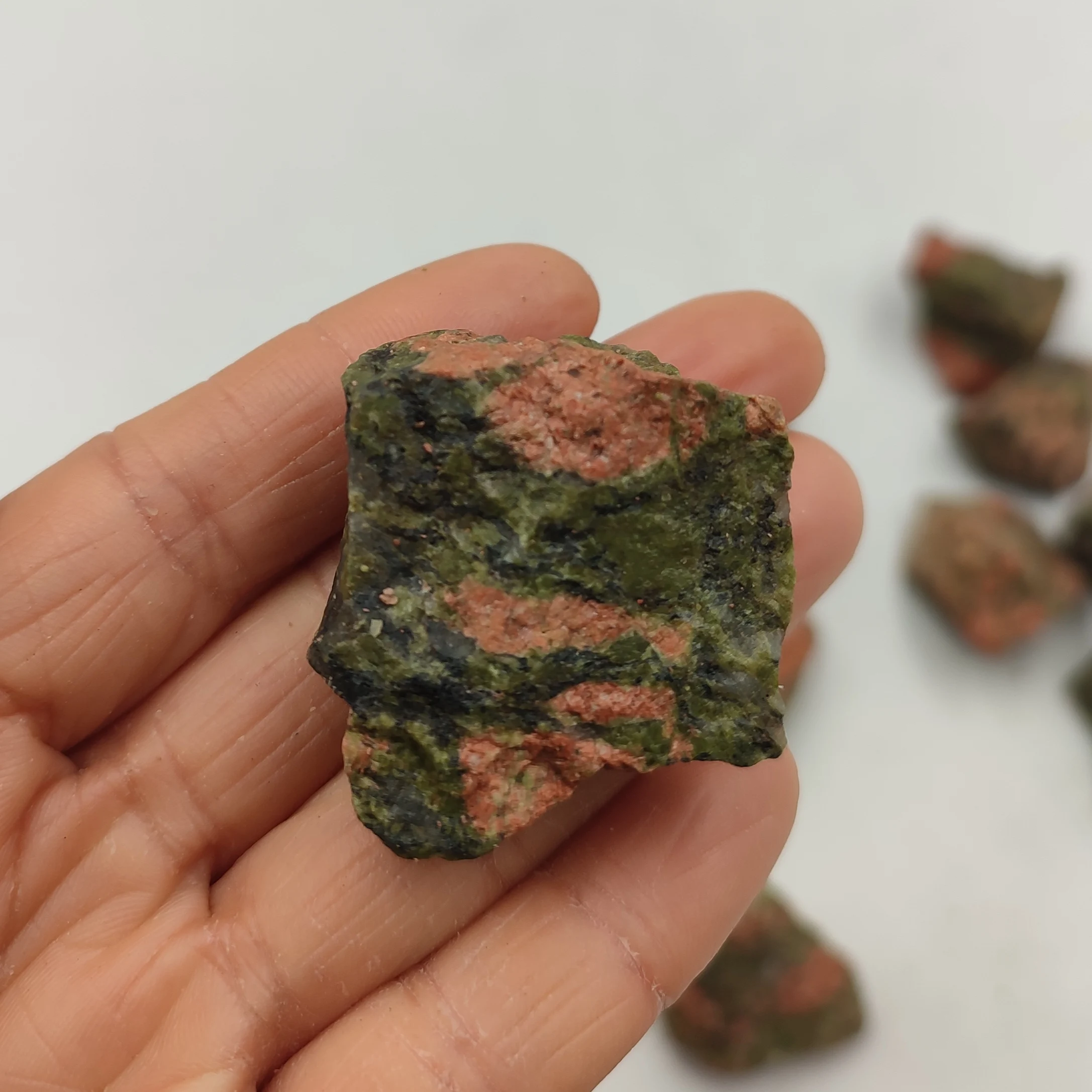 1pc-Natural-Rough-Unakite-Gemstone-Mineral-Specimen-Crystal-Reiki ...