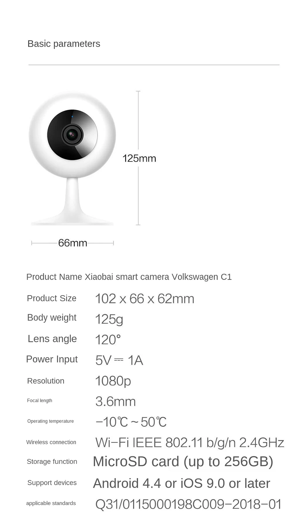 2021 Original Xiaomi Mijia Chuangmi Smart Camera Ptz Version 1080p ...