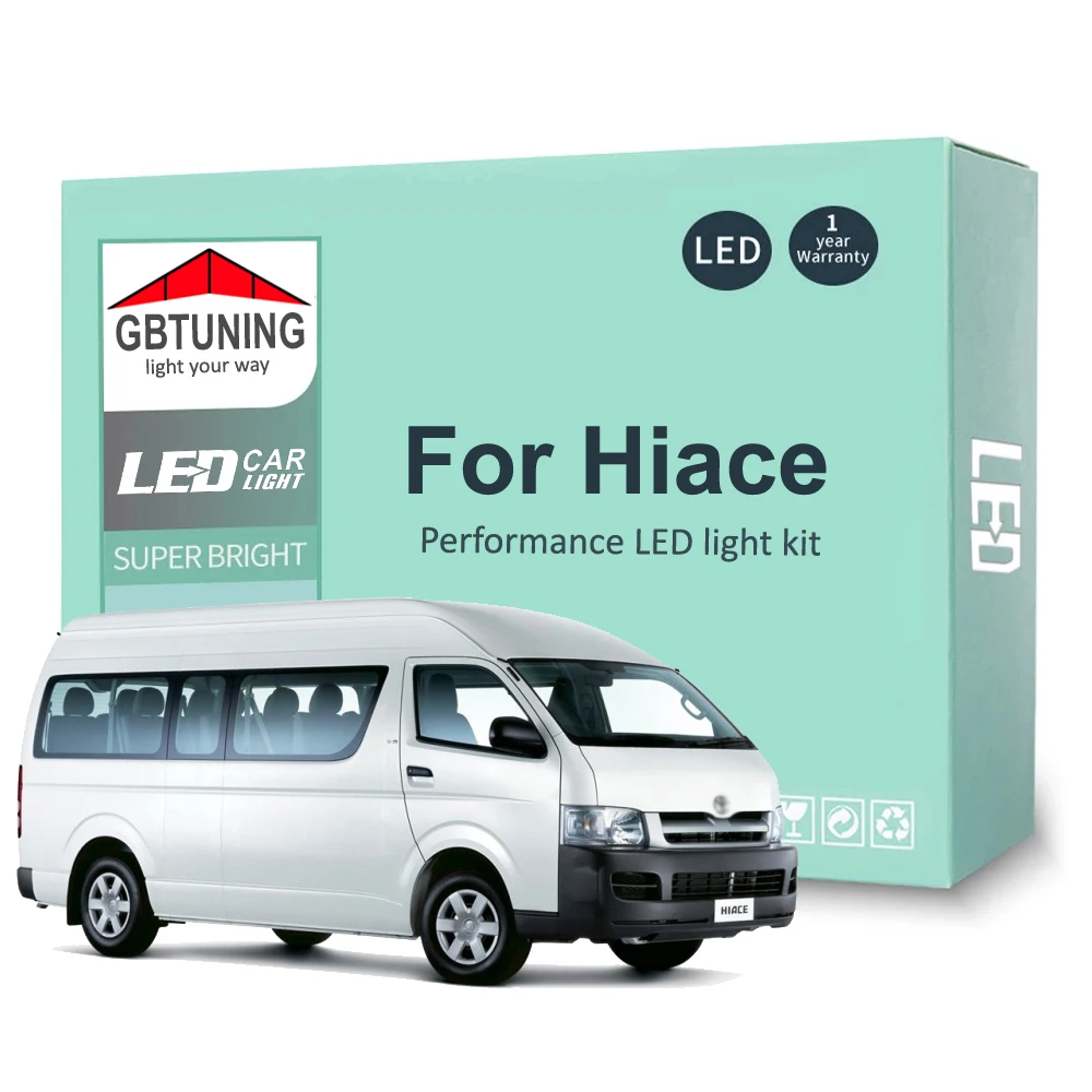LED Interior Light Bulb Kit For Toyota Hiace Truck Hiace 1988-2007 2008 ...