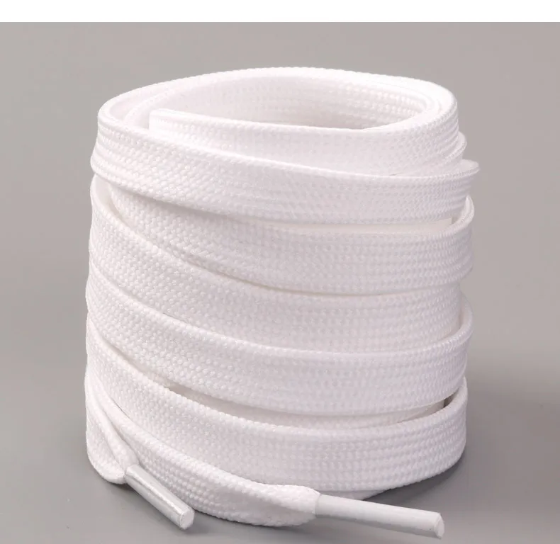 LACET DE CHAUSSURE,Gris foncé-160cm--Lacets Plats Pour Chaussures De ...