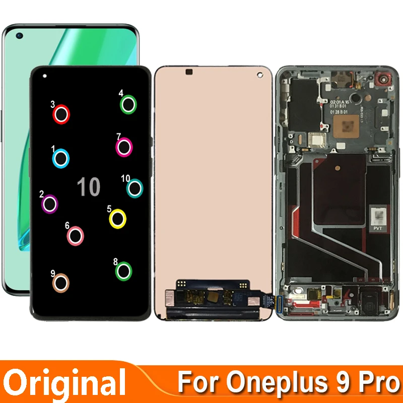 Orijinal Oneplus 9 Pro LE2121 LE2125 LE2123 LE2120 LE2127 dokunmatik ...