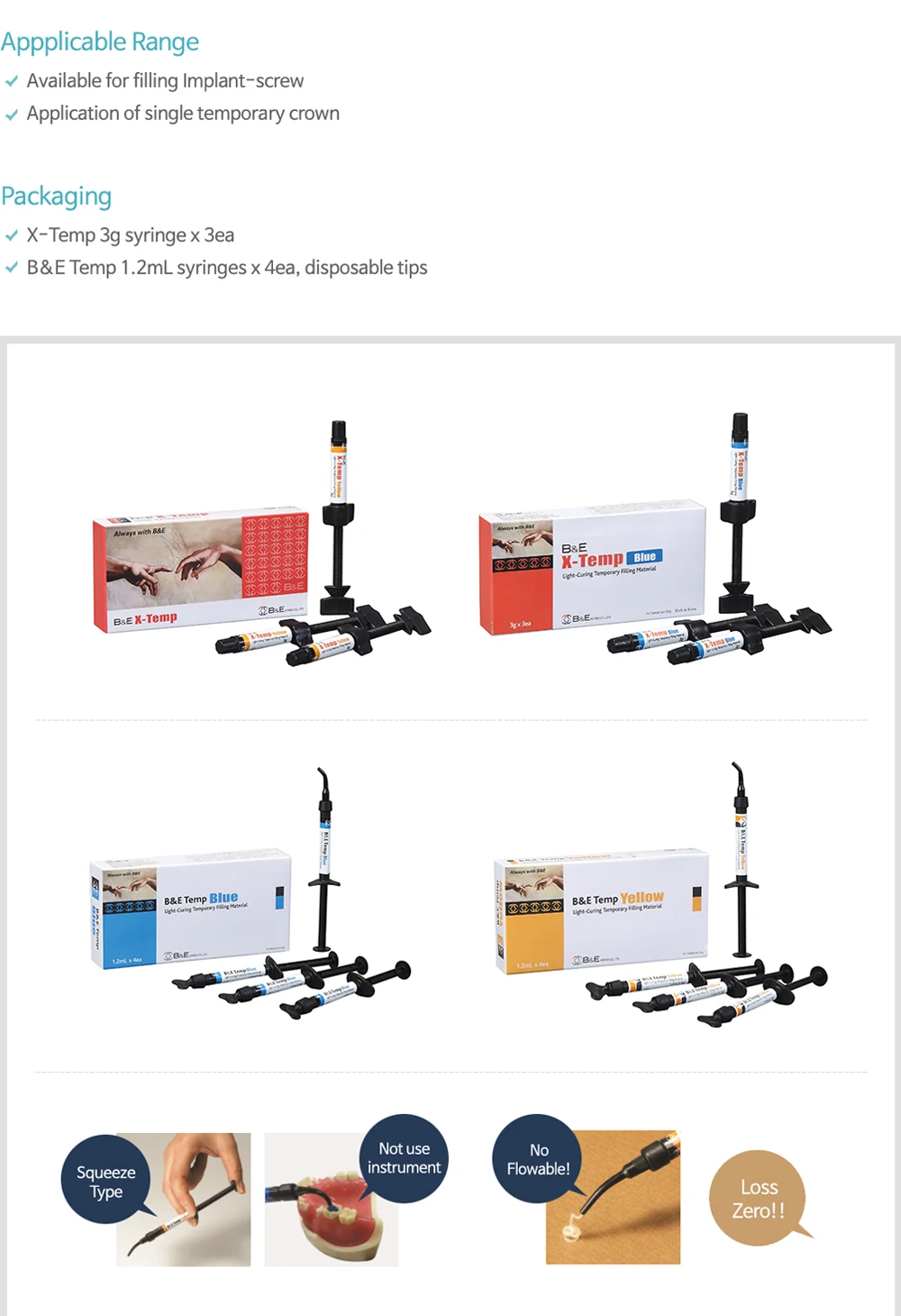 Dental Temporary Resin Light Cure Composite Inlay Outlay Temp Filling ...