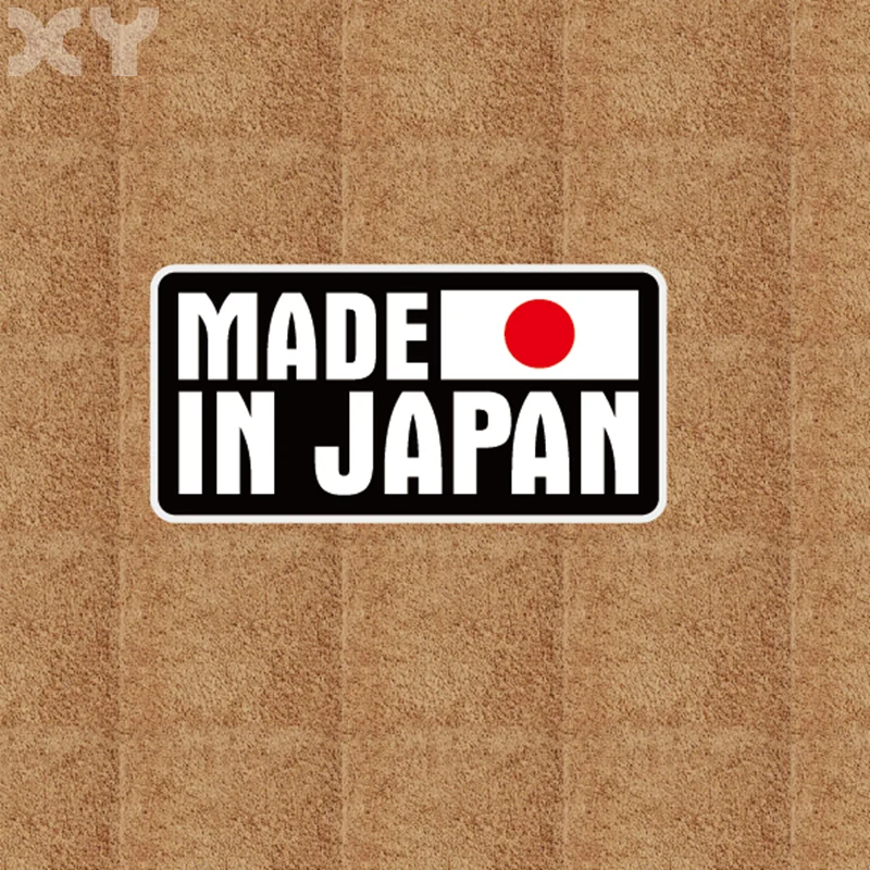 XY 10CM*5CM Cartoon Fun Japan Text Car Sticker Decal Reflective Decals ...