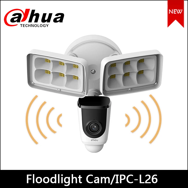 Buy Dahua Imou Floodlight Cam IP Camera IPC-L26 Outdoor Weatherproof ...