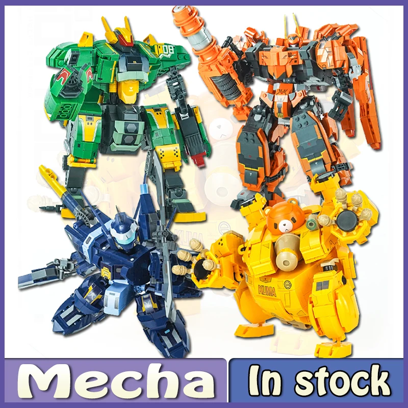 2022 Creative New Product Mecha Urban Rotatable Robot Model Building ...