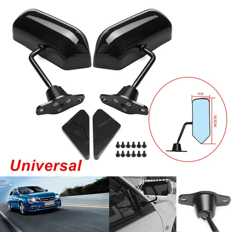 A-Pair-Universal-Car-Side-Door-Mirror-Wing-Mirror-Black-For-Benz-For ...