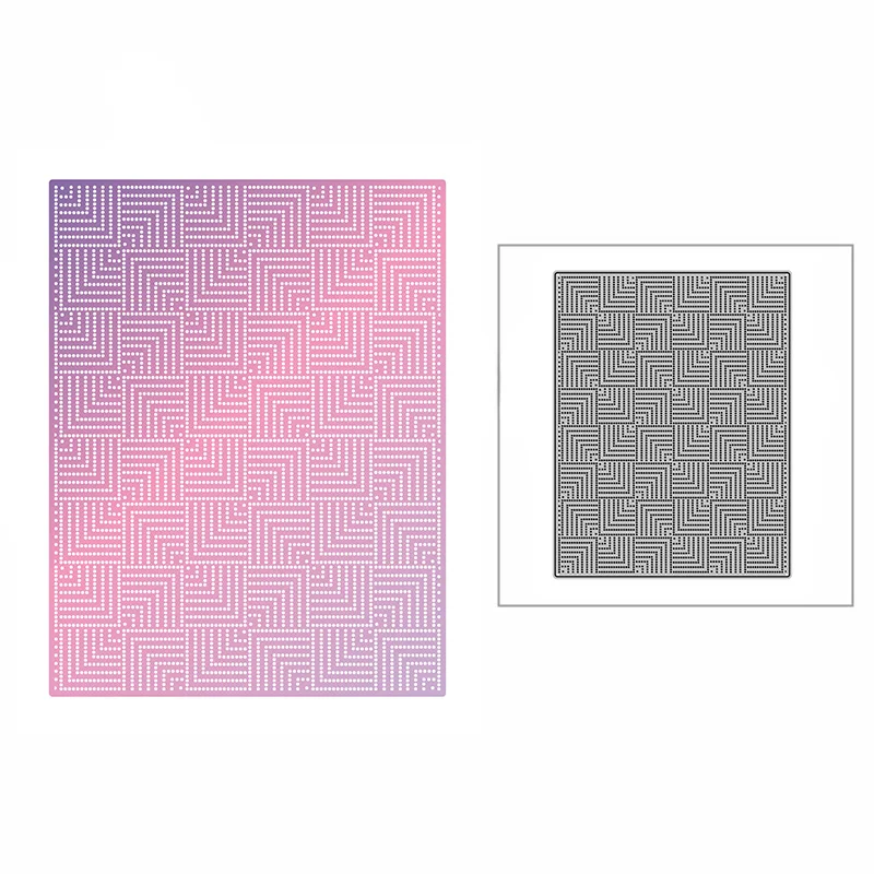 New-Dotted-Nesting-Square-Background-Plate-2021-Metal-Cutting-Dies-for ...