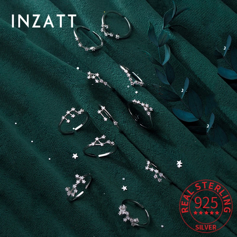 925 Silver Constellations Ring | Jewelry Geometric Accessories | Zircon ...