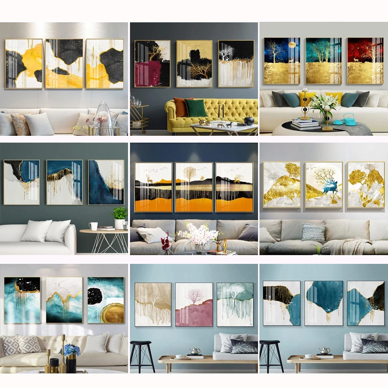 Painting By Numbers Abstract Art Series Pictures Scenery Modern ...