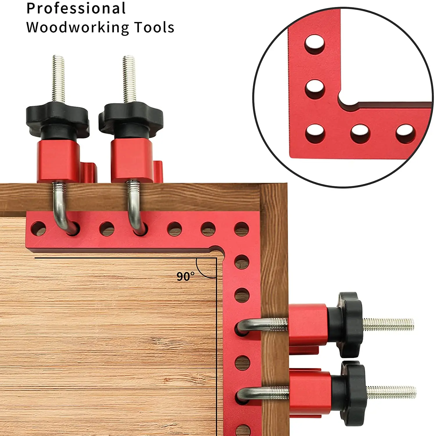 Woodworking Adjustable Corner Clamping Ruler Aluminium Alloy Right ...