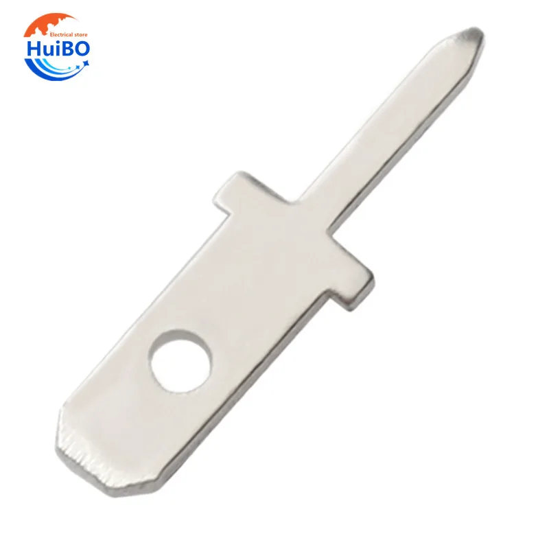 50/100pcs 2.8 Inserts Plug Spring Terminal PCB Solder lug thickness 0.5 ...