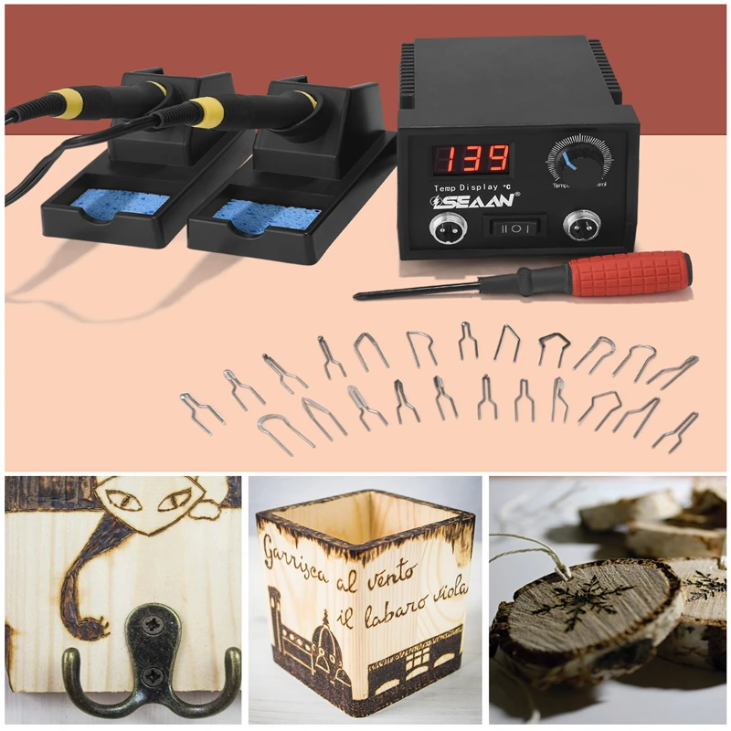 Soldering-Iron-Wood-Burner-Adjustable-Temperature-Digital-Display ...