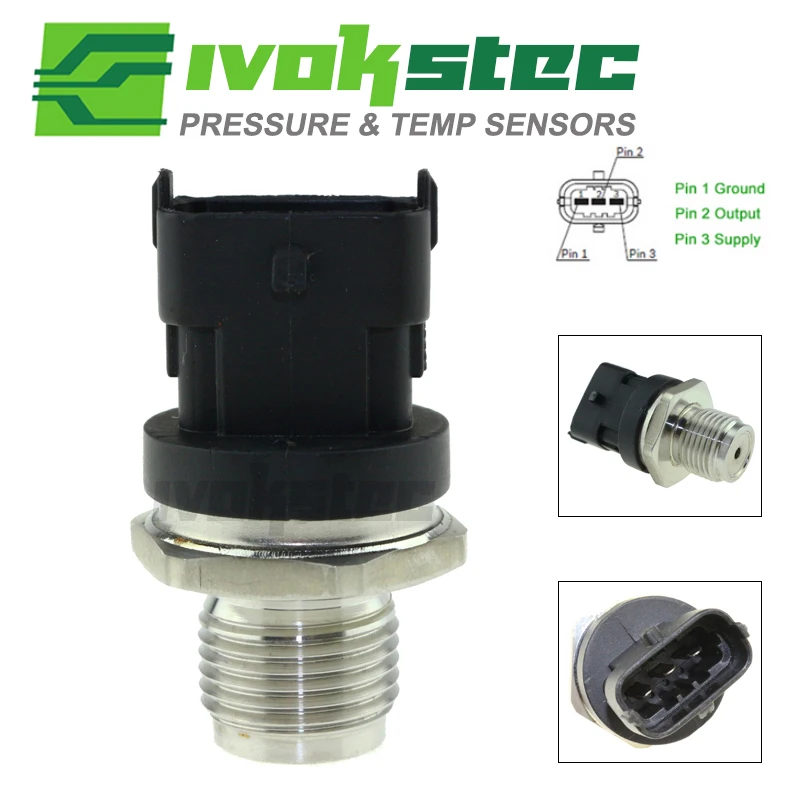 Common Rail CR Fuel High Pressure Sensor Sender For Perkins Engine 854E ...
