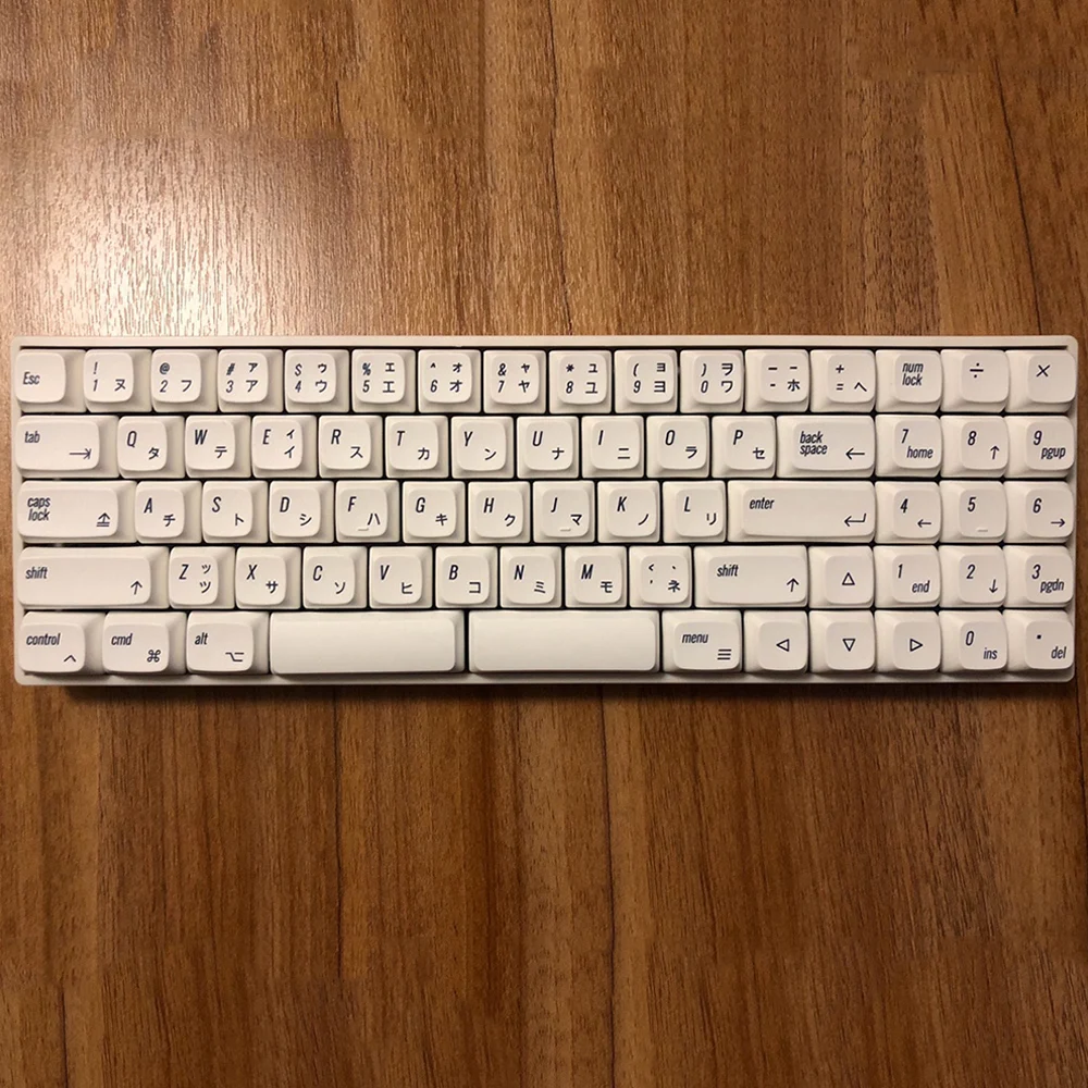 Pure White Color Retro Style PBT Keycaps For Cherry Switch Mechanical ...