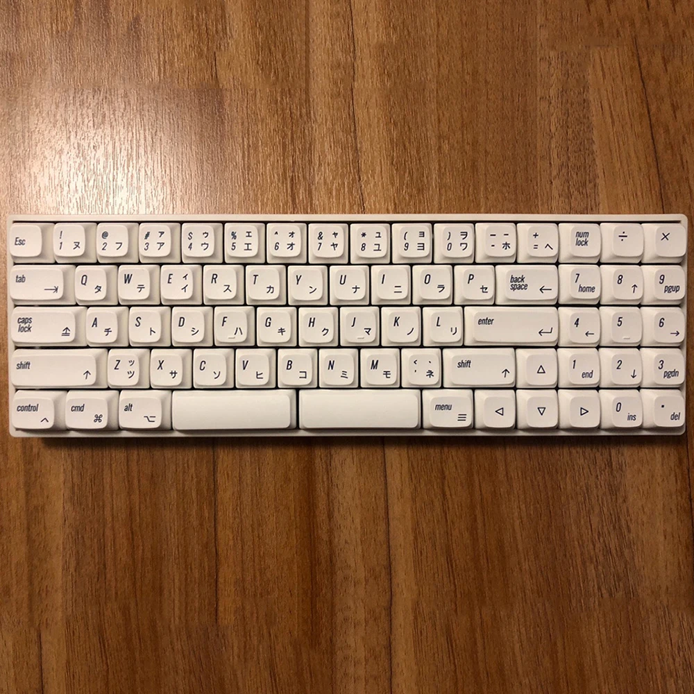 Pure White Color Retro Style PBT Keycaps For Cherry Switch Mechanical ...