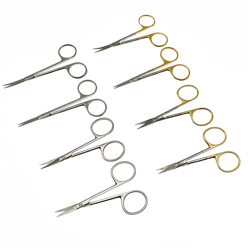 8.5cm/9.5cm Eye Surgical Scissors Beauty Scissors Cut Tissue Scissors ...