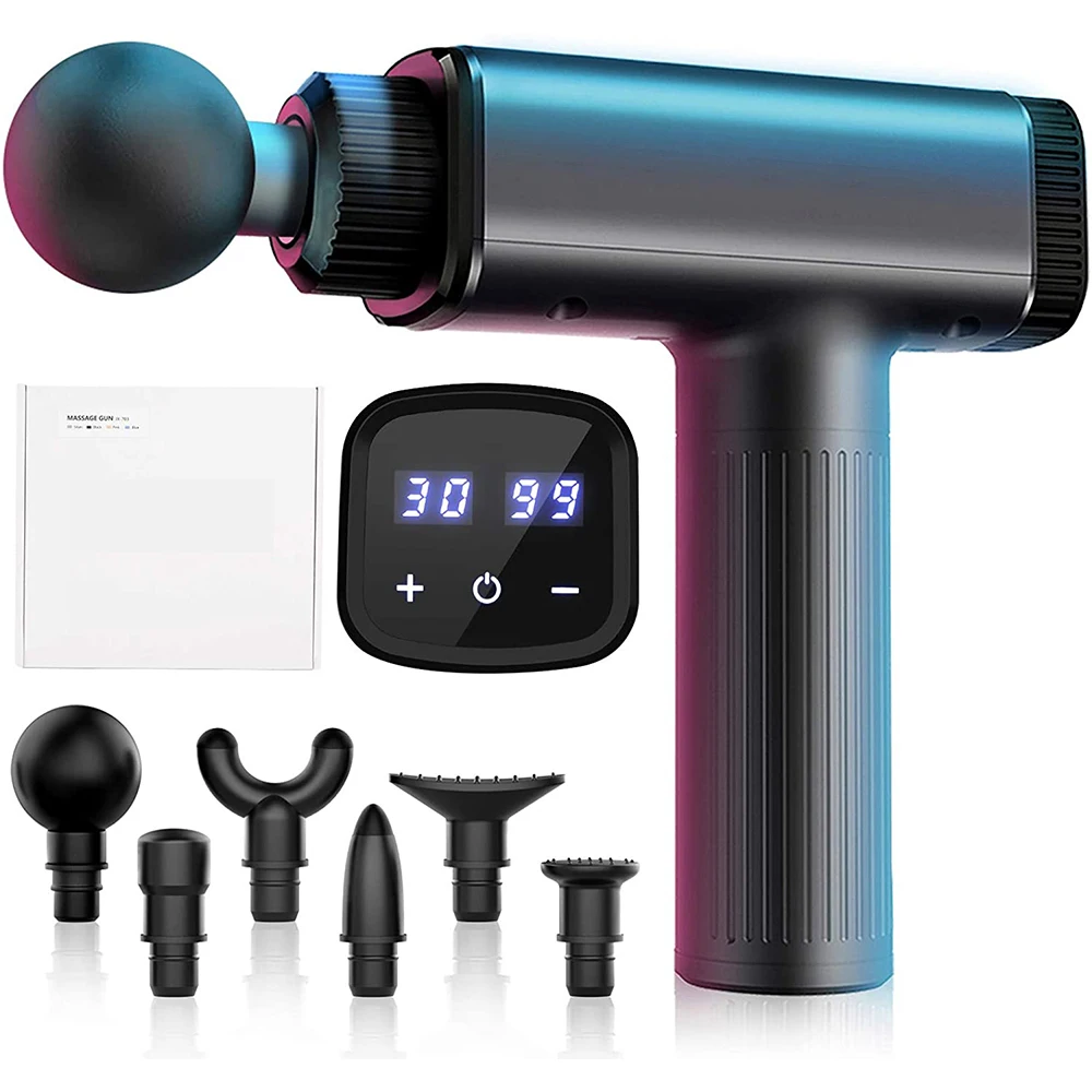 Deep-Tissue-Muscle-Massager-Gun-Fascial-Guns-Vibrators-Massage-Vibrator ...
