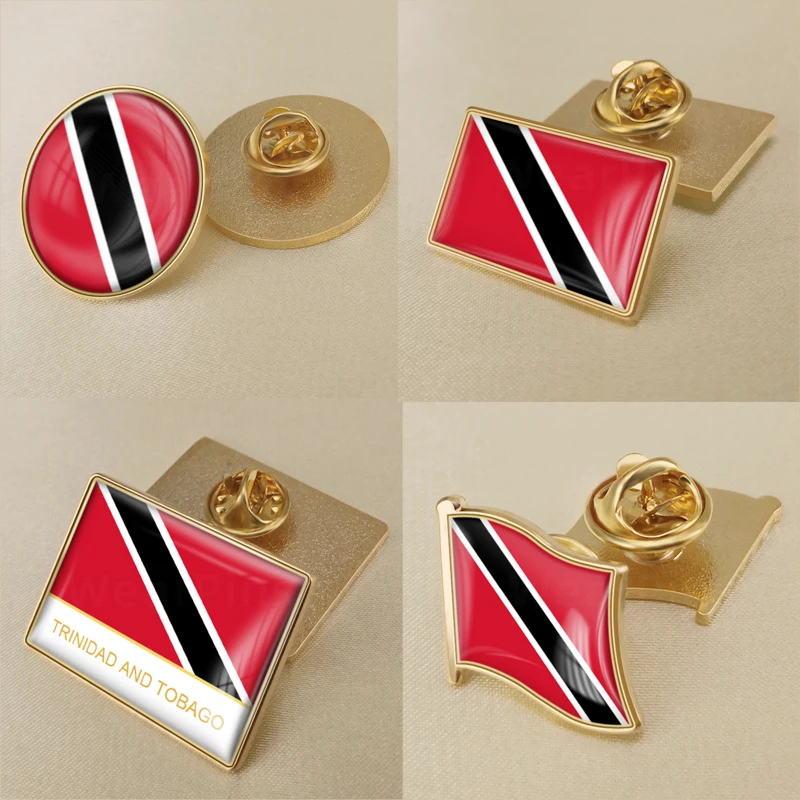 Coat-of-Arms-of-Trinidad-and-Tobago-Map-Flag-National-Emblem-Brooch ...
