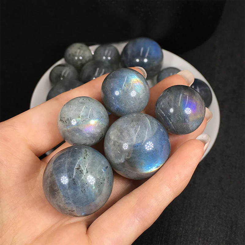 1pc Labradorite Ball Natural Polished Labradorite Natural Stone Sphere ...