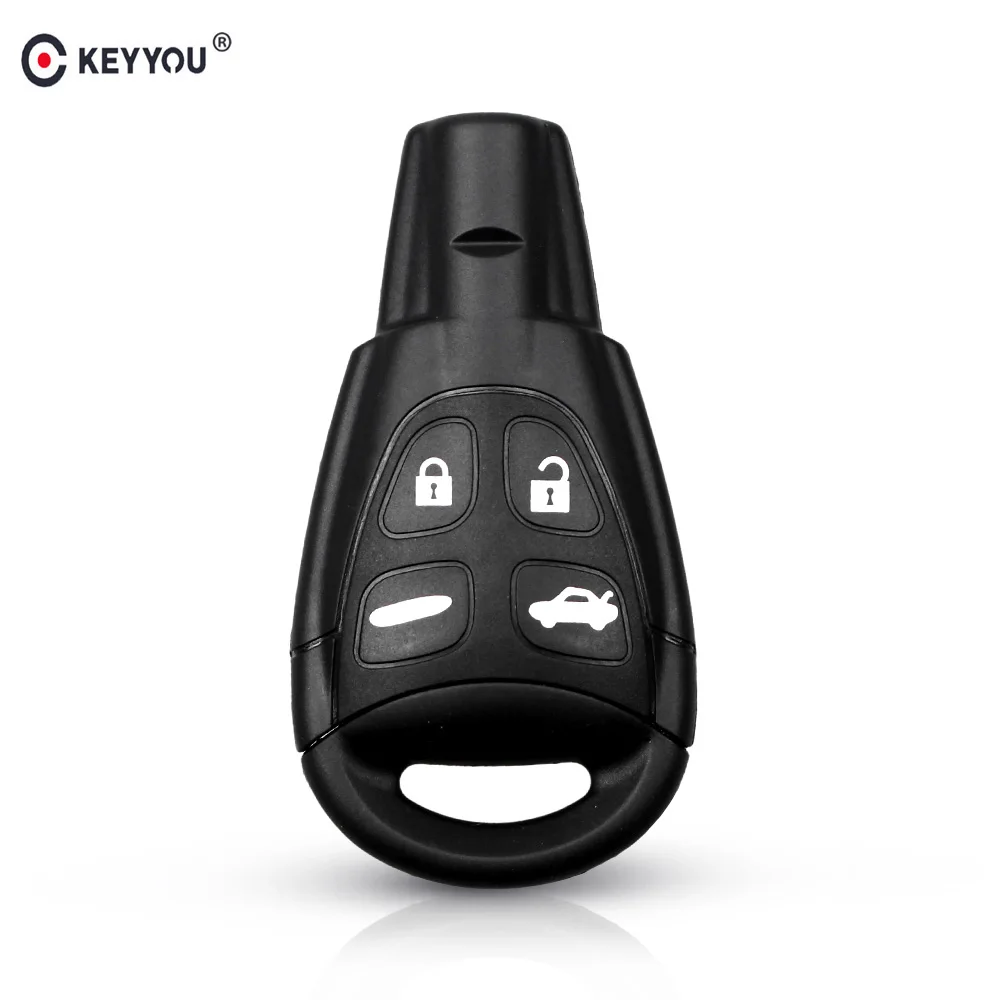 Keyyou Car Styling Case Smart Key Shell For Saab 93 95 9-3 9-5 Wf 4 ...