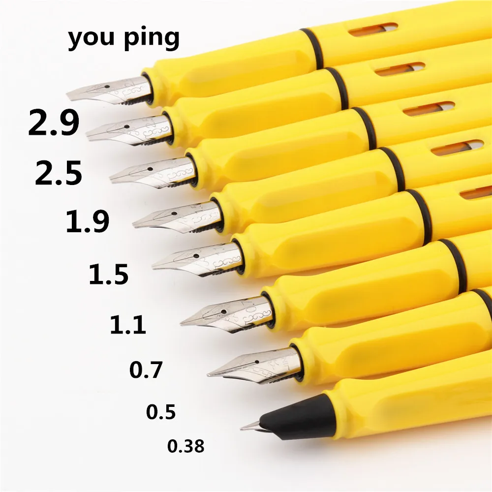 Luxury Quality 395 Yellow Calligraphy Fountain Pen Office Student ...
