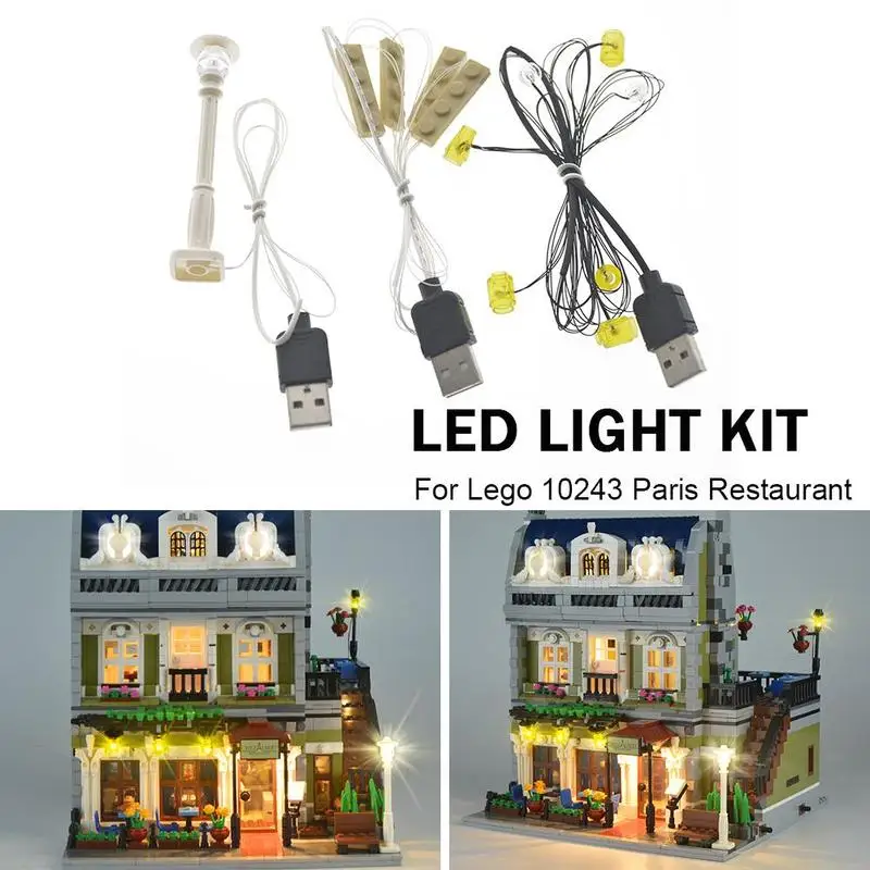 Led-Light-Kit-For-10243-Paris-Restaurant-DIY-Luminous-Assembled ...