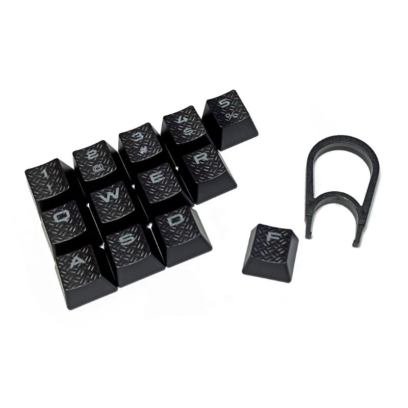 Durable-Non-slip-Texture-Translucent-Key-13-Keys-Set-ABS-Backlit ...