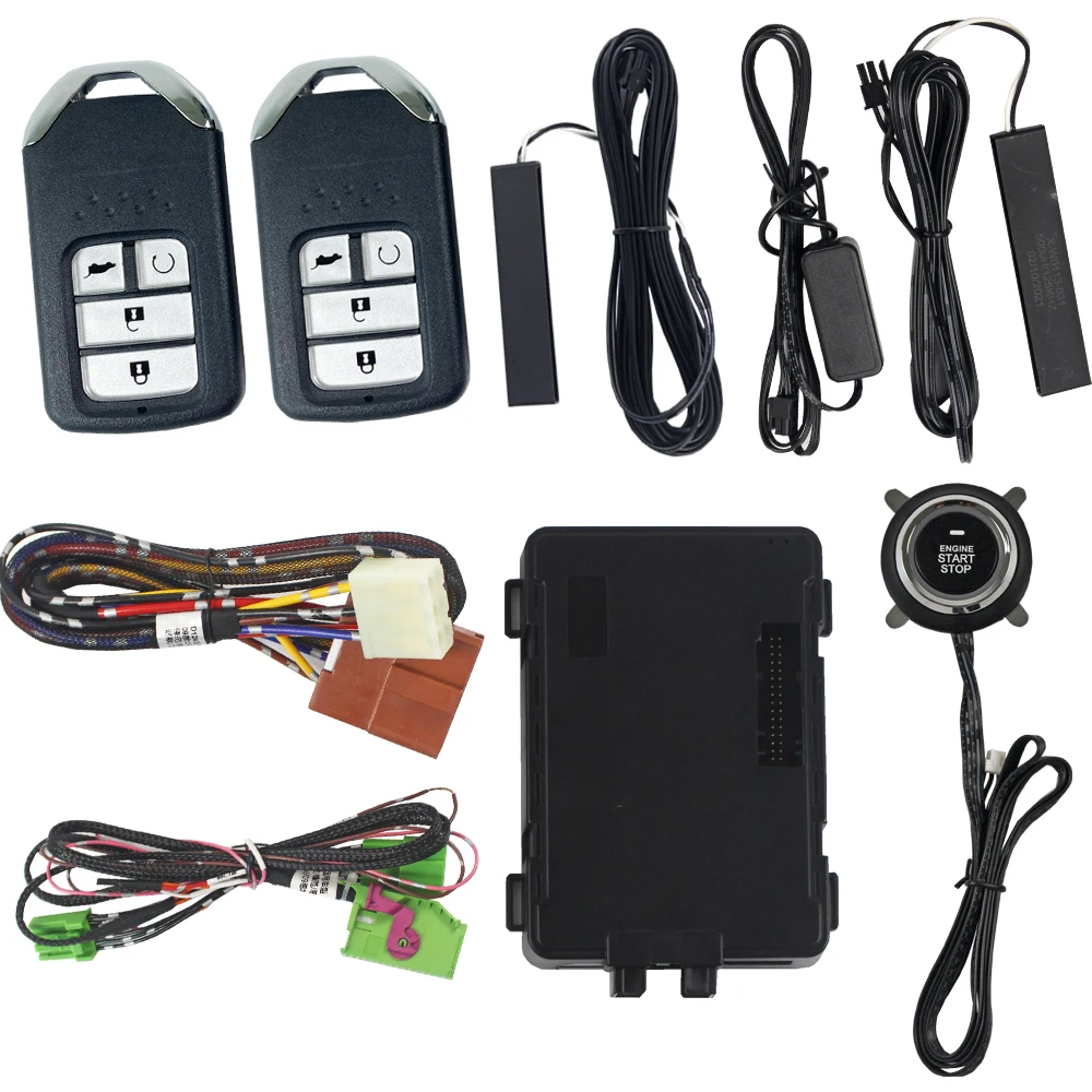 Plug-Play-Car-PKE-Engine-Start-Stop-System-Remote-Start-Keyless-Entry ...