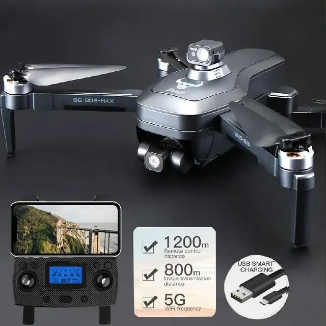 Sg906 Max Beast 3 Obstacle Avoidance Drone Gps Three-axis Brushless ...