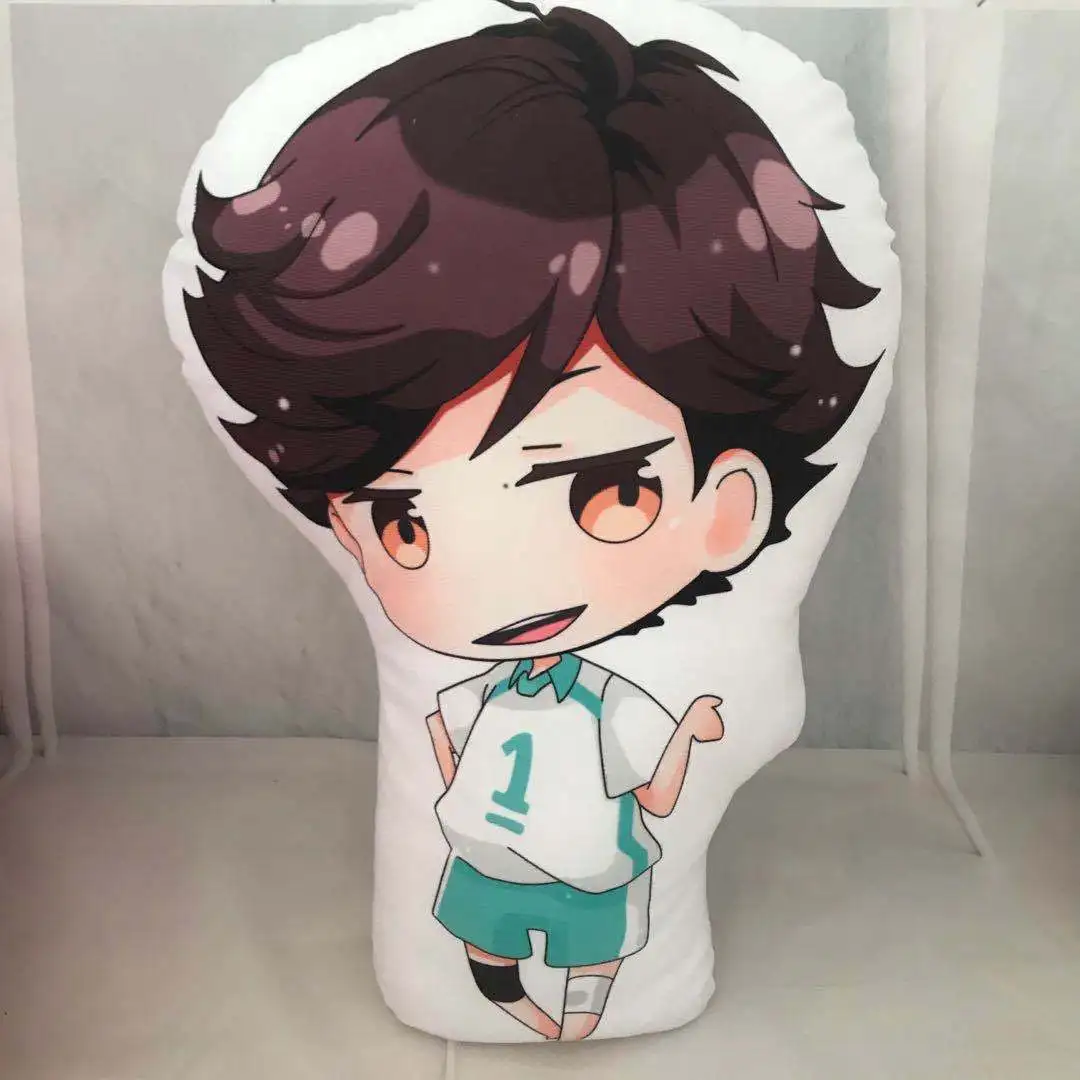 Anime Haikyuu Hinata Shoyo Tobio Oikawa Tooru Stuffed Keychain Toy ...