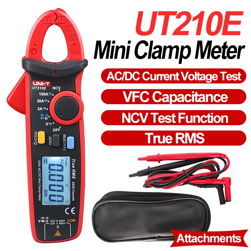 Current Clamp Mini Multimeter Tester Uni T Ut210e UT210D Amperometric ...