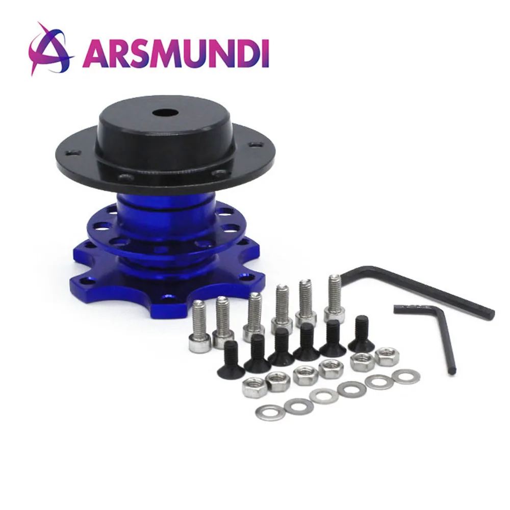Universal-6-Hole-Racing-Steering-Wheel-Quick-Release-Hub-Volante-Quick ...