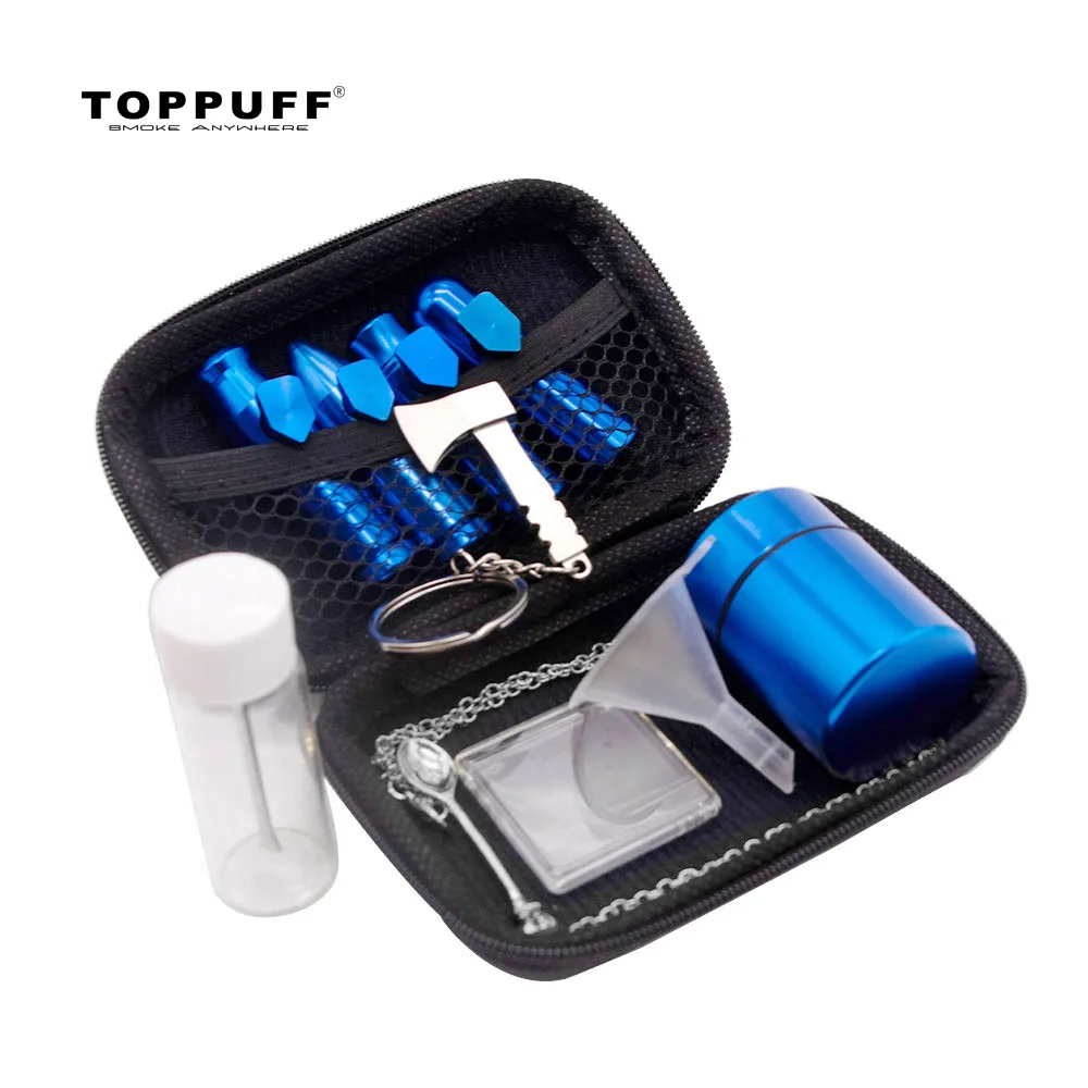 Other Home & Living - TOPPUFF Aluminum Sniffer Snuff Snorter Set Metal ...