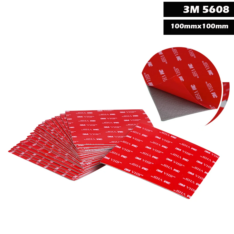 VHB 3M 5608 Double Sided Sticky Heavy Duty Acrylic Foam Mounting Tape Gasket for Automotive ...