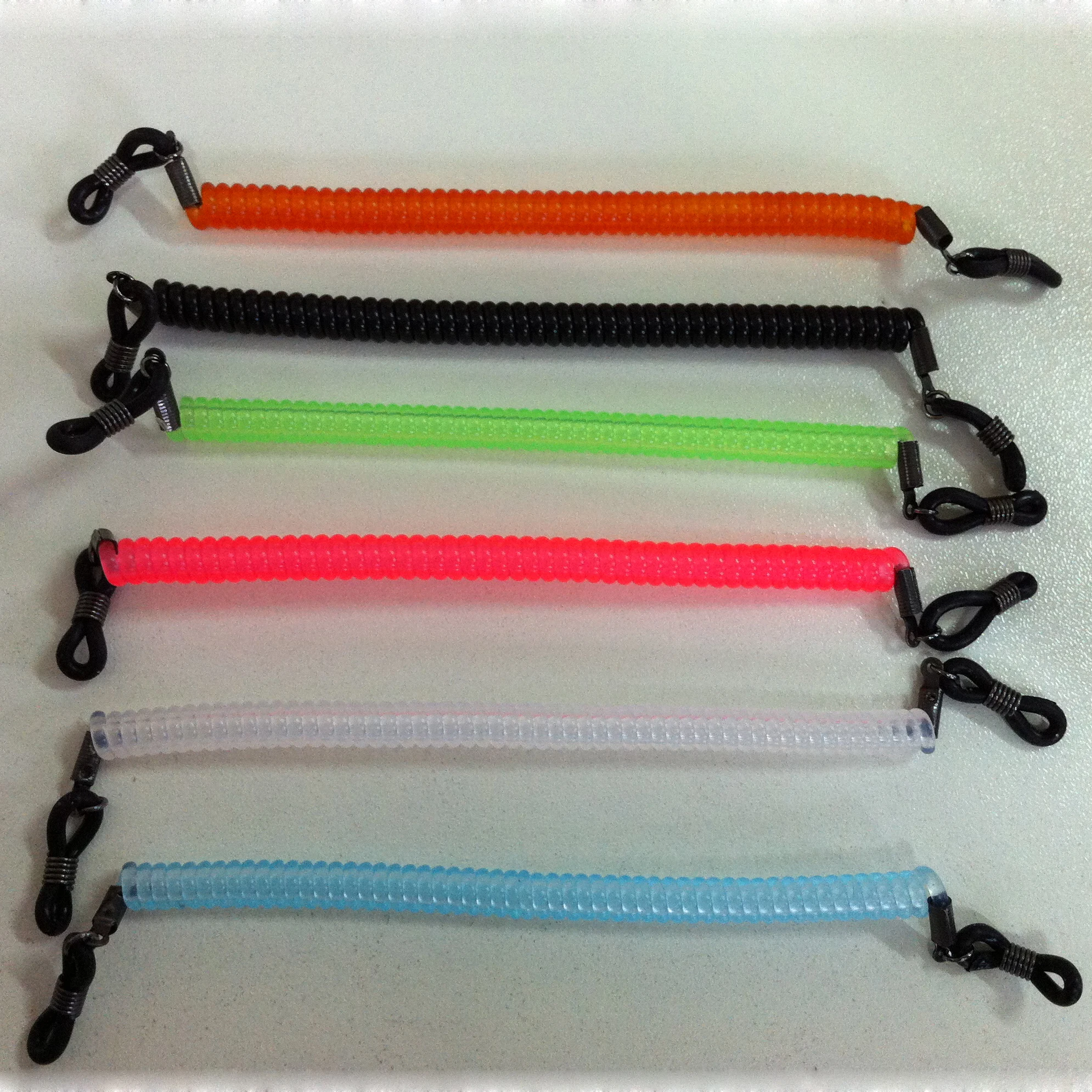12pcs-Lot-Elastic-Kids-Eyeglass-Nylon-Spiral-Coil-Sport-Cords-Junior ...